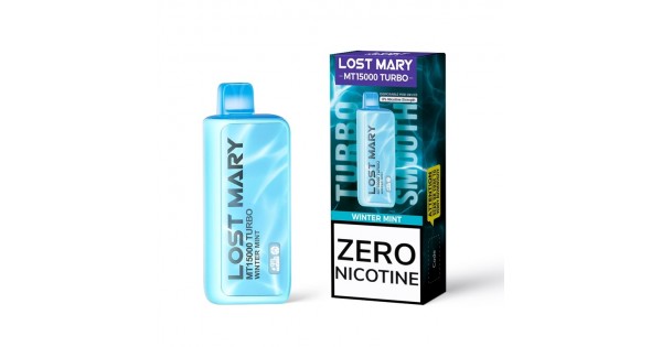 Lost Mary MT15000 Turbo Disposable 0% NICOTINE FREE - Winter Mint